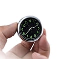 Car Dashboard Clock Mini Luminous Car Quartz Clock Portable Stick-on ...