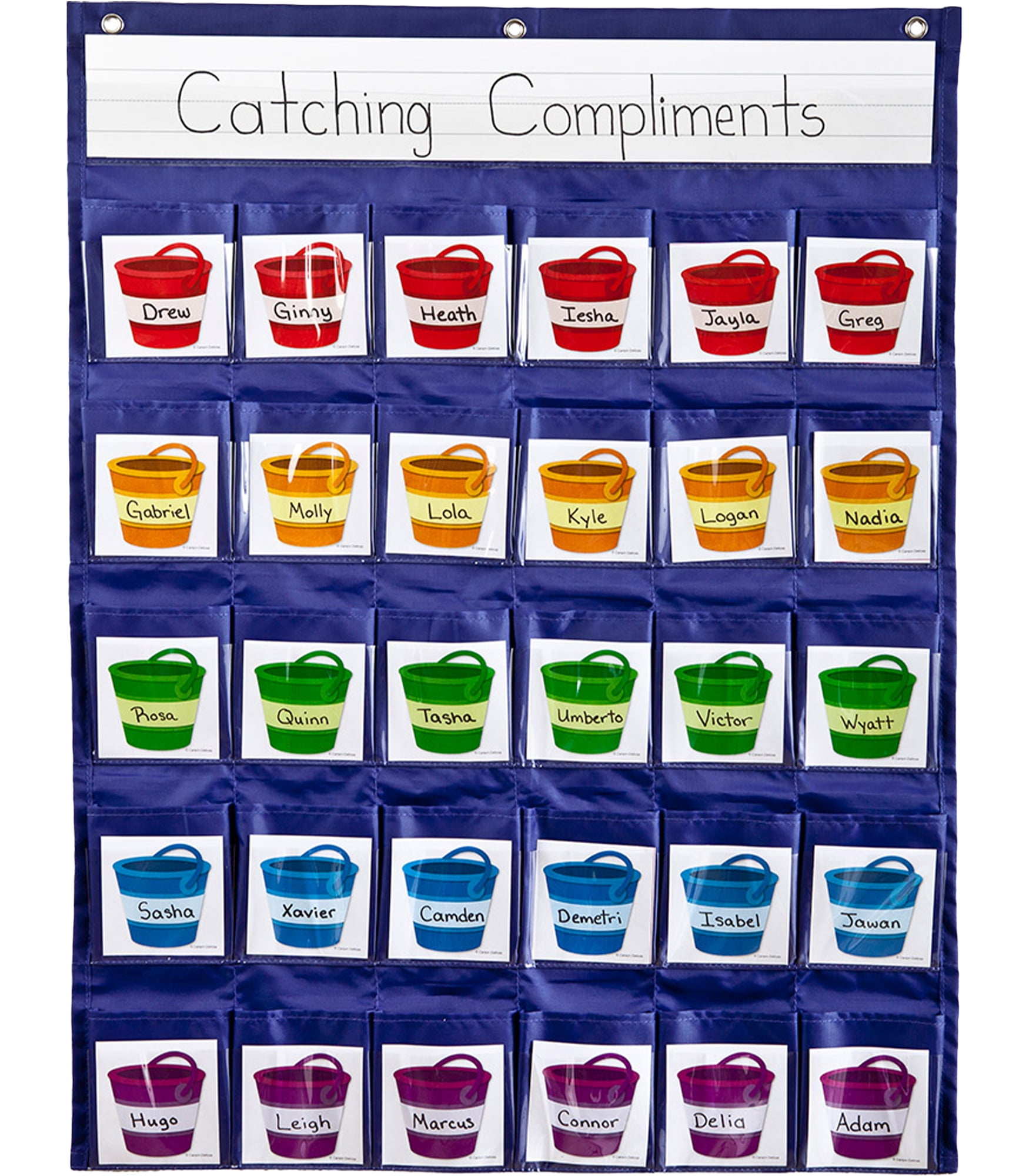 Carson Dellosa Positive Reinforcement Chart—30 Pocket Organizer with 30 ...