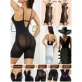 Sveltors Shapewear Bodysuit For Women Tummy Control Plunge Backless