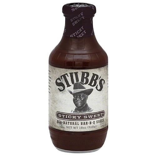 Stubb's Sticky Sweet Bar-B-Q Sauce, 18 oz, (Pack of 6) - Walmart.com ...