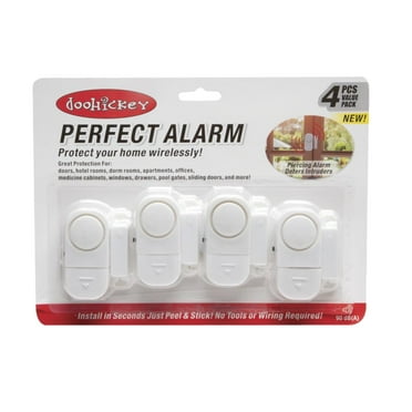 GE Personal Security Window/Door Alarm, 4-Pack, Battery Operated, 45174 ...