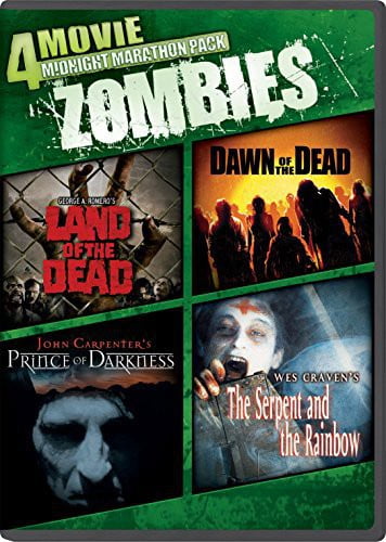 4 Movie Midnight Marathon Pack: Zombies (DVD) - Walmart.com