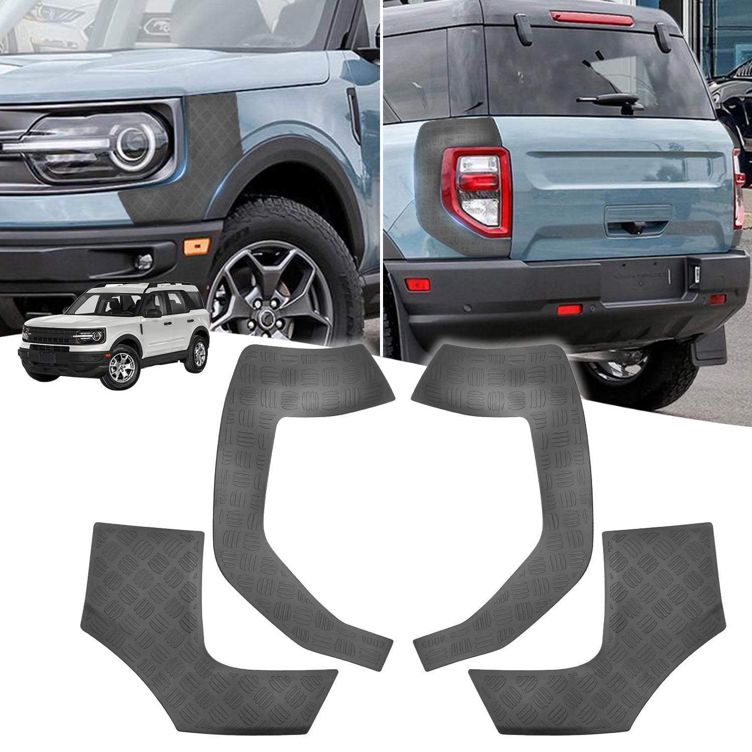 MFC Front and Rear Corner Edge Guard Protector Compatible with for Ford ...