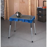 HART Portable Heavy Duty Plastic Workbench with Parts Organizer ...