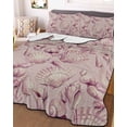 96x106in Quilt Bedding Set, Summer Ocean Conch Shell Lightweight ...