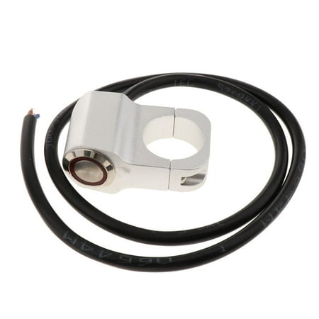 12v 10A Water Motorcycle CNC Aluminium Alloy Switches 25mm Handlebar ...