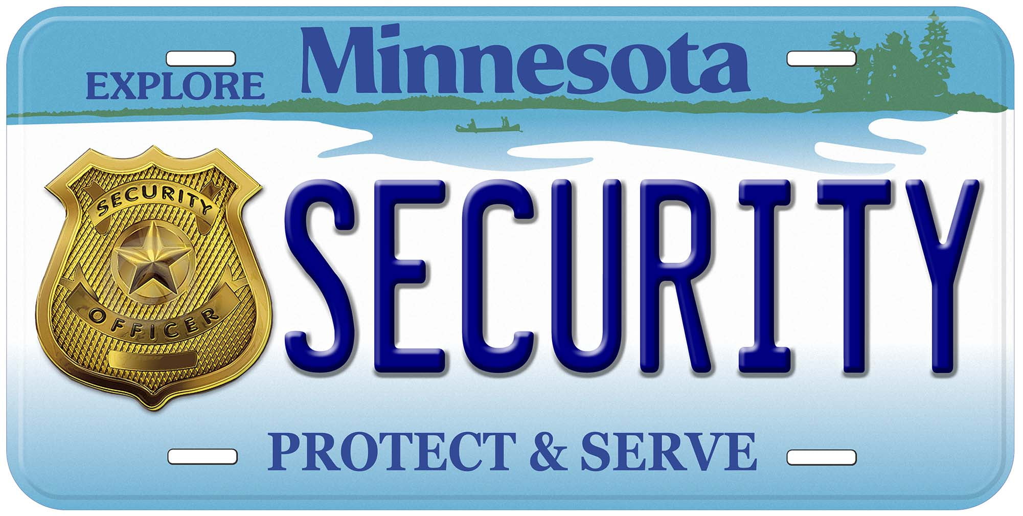 Minnesota Security Novelty Car Auto License Plate - Walmart.com