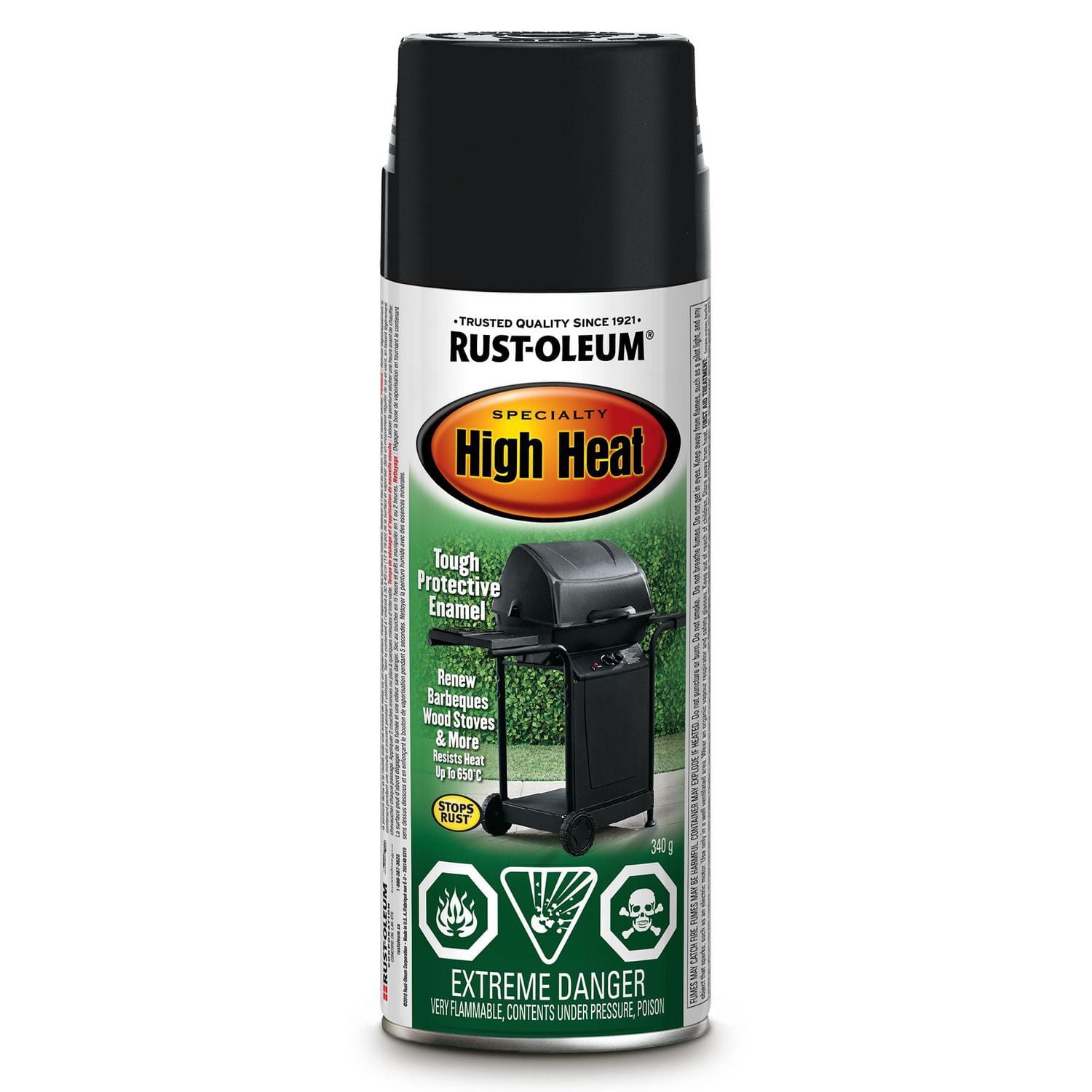Click here for Rust-Oleum Specialty High Heat Enamel Black 340g prices