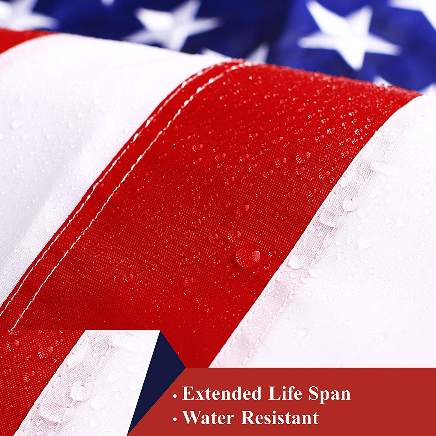 Blank American Flag Background