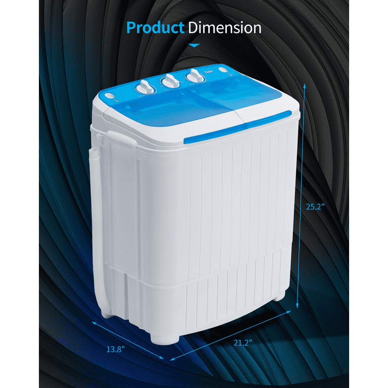 Garatic portable compact mini twin tub washing machine store