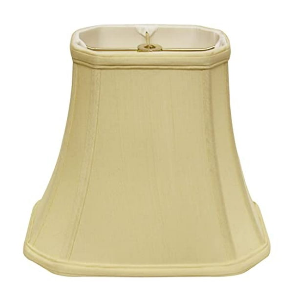 Cloth & Wire SI09816 Slant Cut Corner Rectangle Bell Softback Lampshade ...