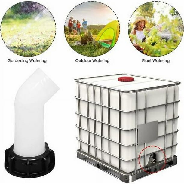 Drain Spout with Nut IBC 1000L Water Tank Nozzle Valve Connection ...