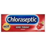 Chloraseptic Sore Throat Lozenges, Cherry Flavor, 18 Count - Walmart.com