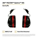 Free Shipping! 3M H10P3E Peltor Optime 105 Helmet Attachable Safety ...