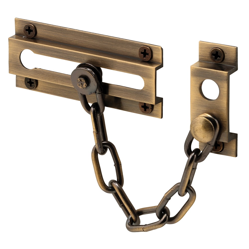 Prime-Line Antique Brass, Chain Door Guard - Walmart.com