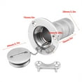 316 Stainless Steel Boat Marine Deck Fill Filler Keyless Cap Gas Fuel ...