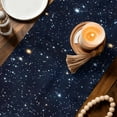 Blue Starry Sky Table Runner, Universe Space Galaxy Night Star Washable ...