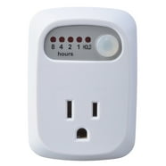 Outdoor Timer Outlet, 24 Hour Mechanical Timer Switch, Heavy Duty Water ...