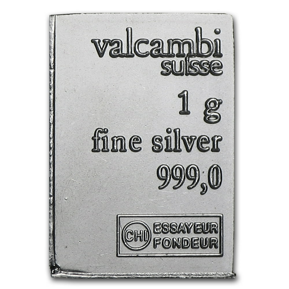 Valcambi - 1 gram Silver Bar - Valcambi - Walmart.com - Walmart.com