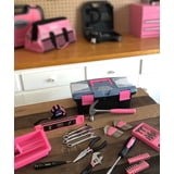 Apollo Tools DT9773P 53-Piece Tool Kit with Box Pink - Walmart.com
