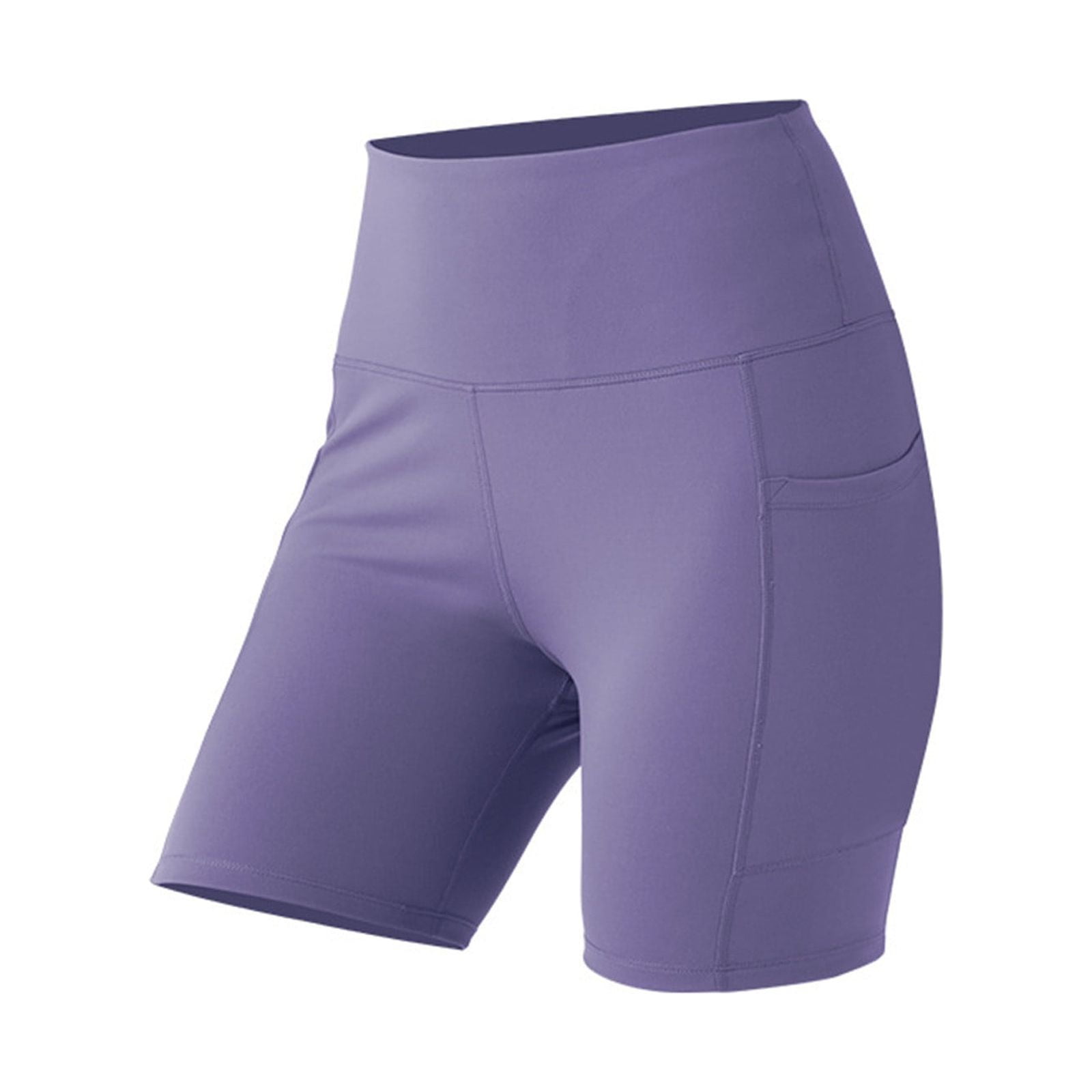 Entyinea Girls Dance Shorts Breathable Bike Short For Sports Dance Underdress Purple 14y