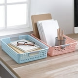 Cheers US Plastic Storage Baskets - Small Pantry Organizer Basket Bins ...