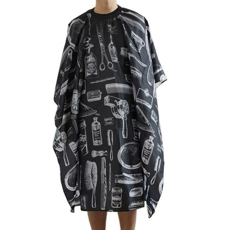Printed Barber Cape Neck Closure Adjustable Home Barber Shop Kids ...