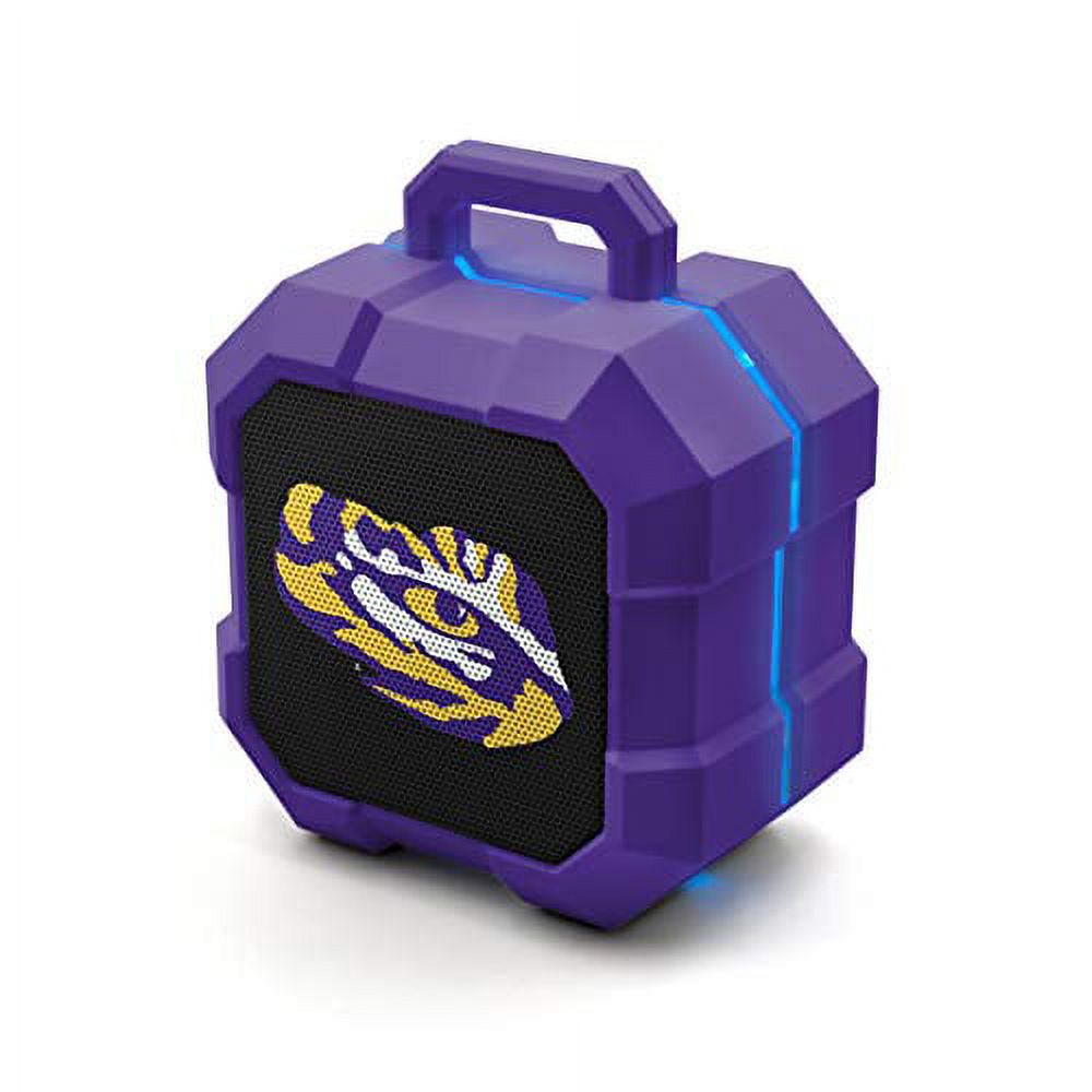 SOAR NCAA Shockbox LED inalámbrico Bluetooth altavoz, LSU Tigers ...