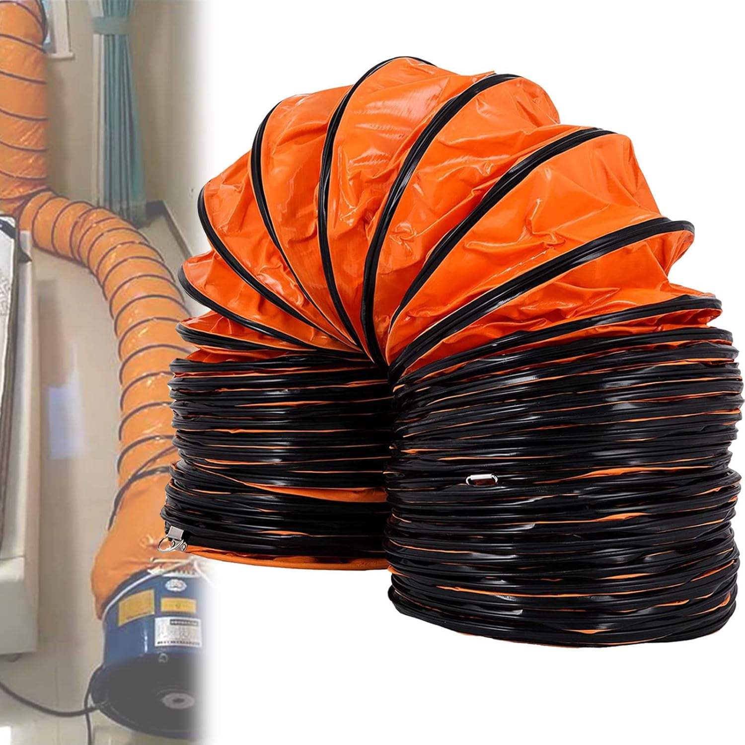 BLANKX PVC Flexible Duct, Industrial Portable Ventilator Extractor Hose ...