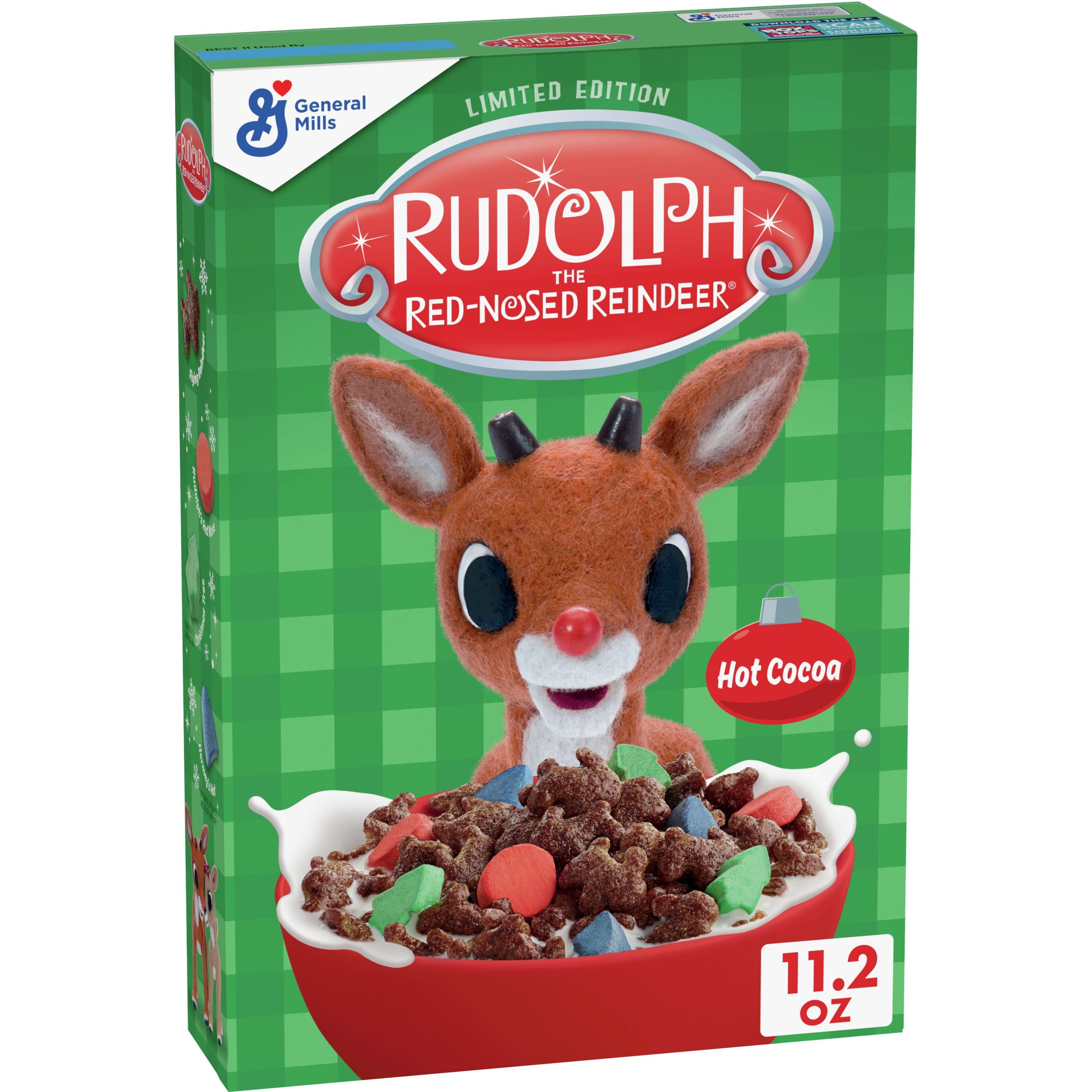 Rudolph the Red-Nosed Reindeer Breakfast Cereal, Crispy Cereal with ...