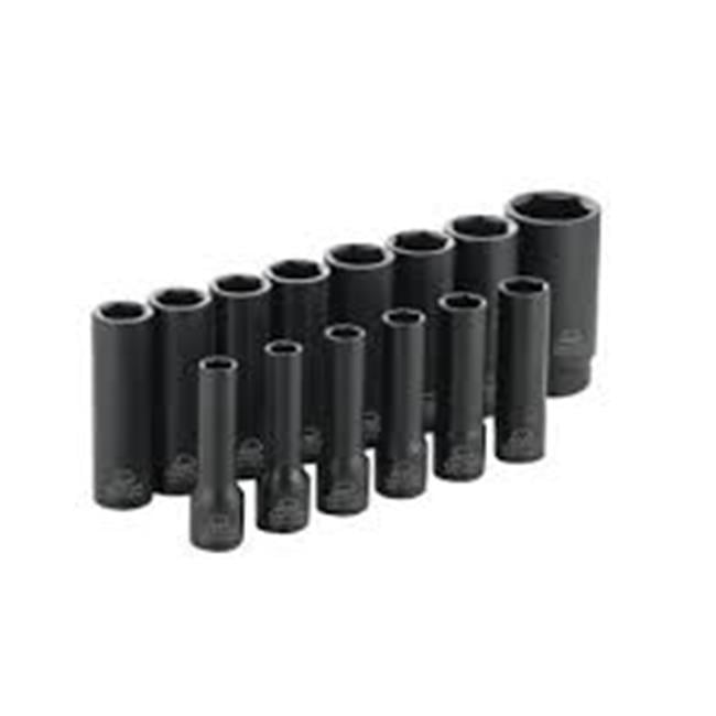 Irwin Hanson AHN-1859153 Deep Impact Socket Set - 0.50 in. - Walmart.com
