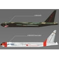 ACADEMY USAF B-52D Stratofortress, Scale 1/144, Model Kits - Walmart.com