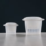 SPRING PARK 10Pcs Net Cup Set, Garden Plastic Net Cup Net Cups Slotted ...