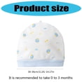 Breathable Newborns Hospital Hat Stretchy Cotton Baby Bonnet Cap ...