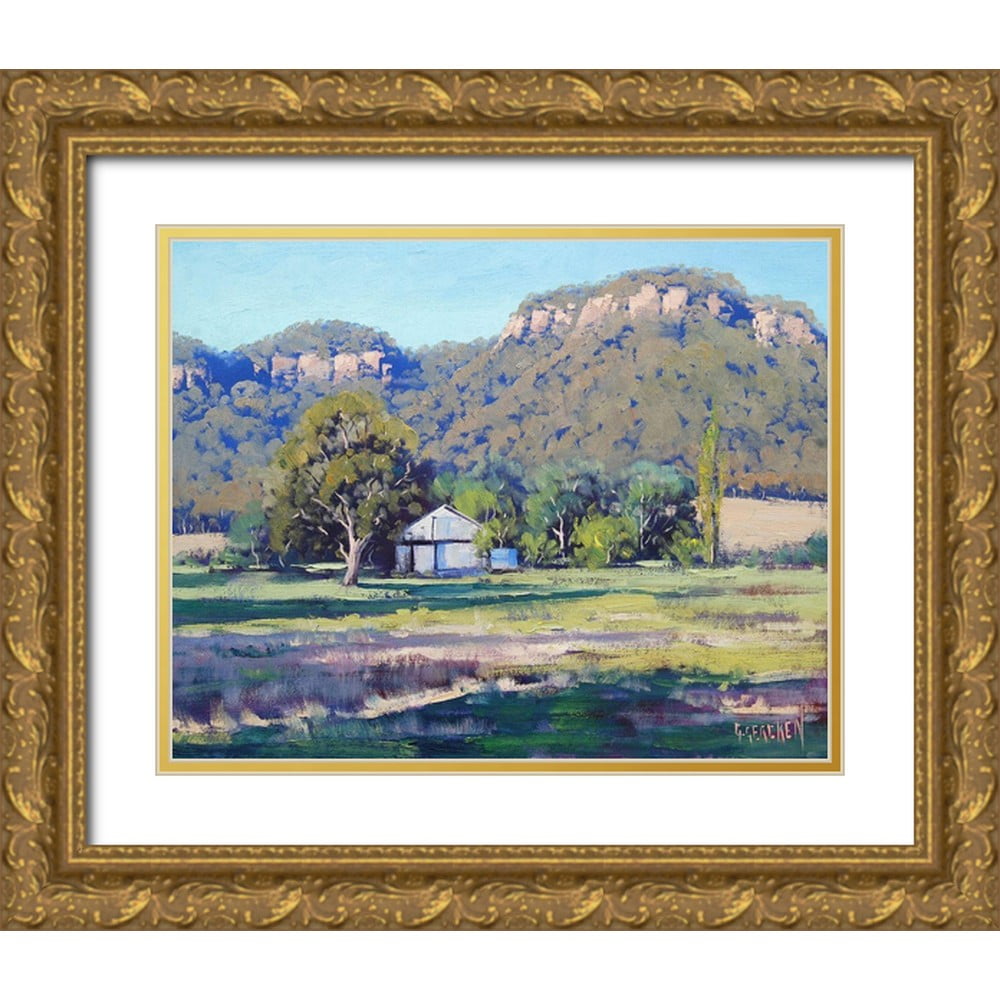 Gercken, Graham 14x12 Gold Ornate Wood Framed with Double Matting ...