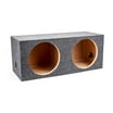 QPower Car Audio Quad 4 Hole 12 Inch Sealed Subwoofer Enclosure ...
