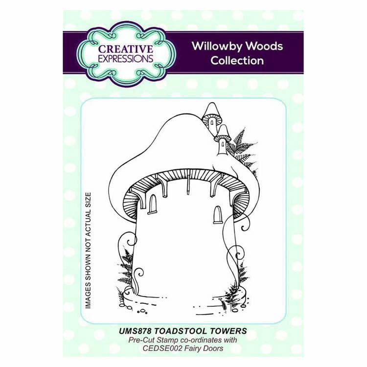 Creative Expressions Toadstool Towers A6 Pre Cut Rubber Stamp - Walmart.com