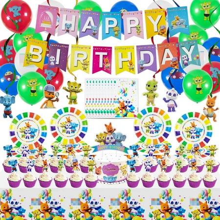 Word Party Birthday Party Supplies, Word Party Decorations for Kids ...