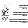 LEDGlow 6pc Multi-Color Motorcycle Underglow Light Kit Flexible LED ...