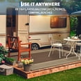 9x12 Outdoor Rug for Patio Plastic Straw Rug Waterproof Reversible Mat ...