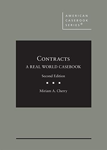 Pre-Owned Contracts: A Real World Casebook (American Casebook Series ...
