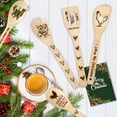 10Pcs Carved Rooster Cooking Wooden Spoon Set-Rooster Kitchen Decor ...