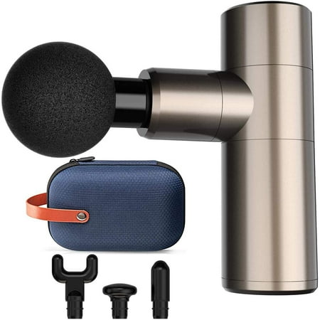 Mini Massage Gun, 4 Speeds Portable Handheld Percussion Muscle Neck ...