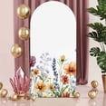 Arch Backdrop 4 Ft, Spring Floral Spandex Stretch Fitted Arch Cover ...