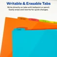 Avery Write & Erase Durable Plastic Dividers with Pockets, 5-Tab Set ...