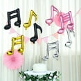 BalsaCircle 6 Silver Music Notes Mylar Foil Balloons Decorations for ...