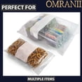 Reclosable Poly Bags - 6 x 8-100 Bags 4 Mil Clear Plastic with ...