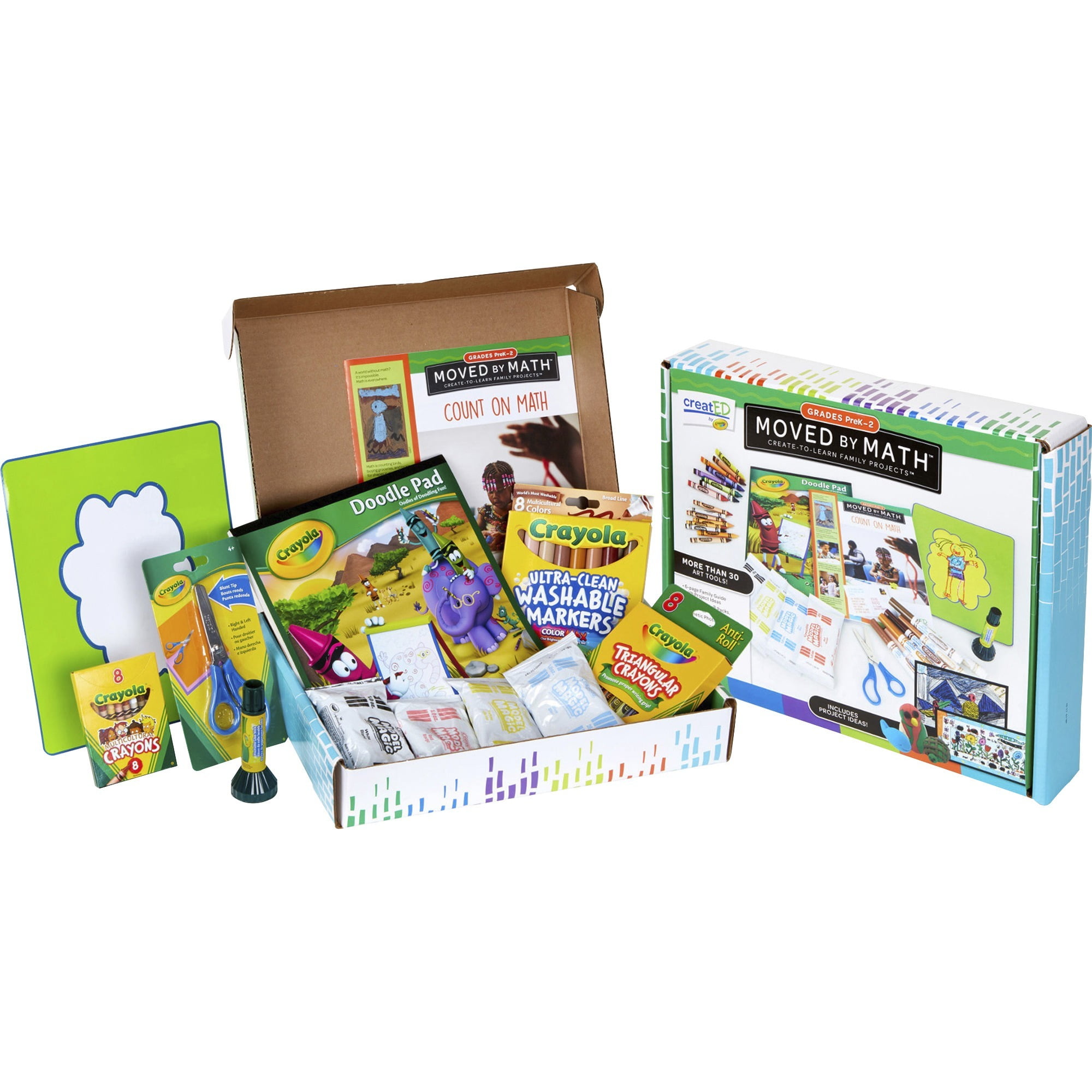 Crayola, CYO040563, Moved By Math Family Projects Activity Kit, 1 Kit ...