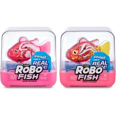 ZURU Robo Alive Orange Robotic Fish - Interactive Swimming Toy Pet ...