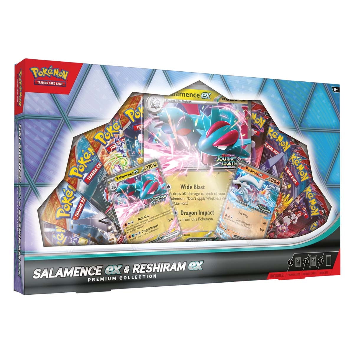 Click here for Pokémon Pokemon Tcg Salamence Ex & Reshiram Ex Pre... prices